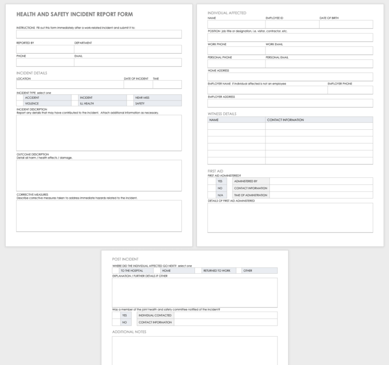 Monthly Health And Safety Report Template Sample Design Templates monthly-health-and-safety-report-template-sample-design-templates