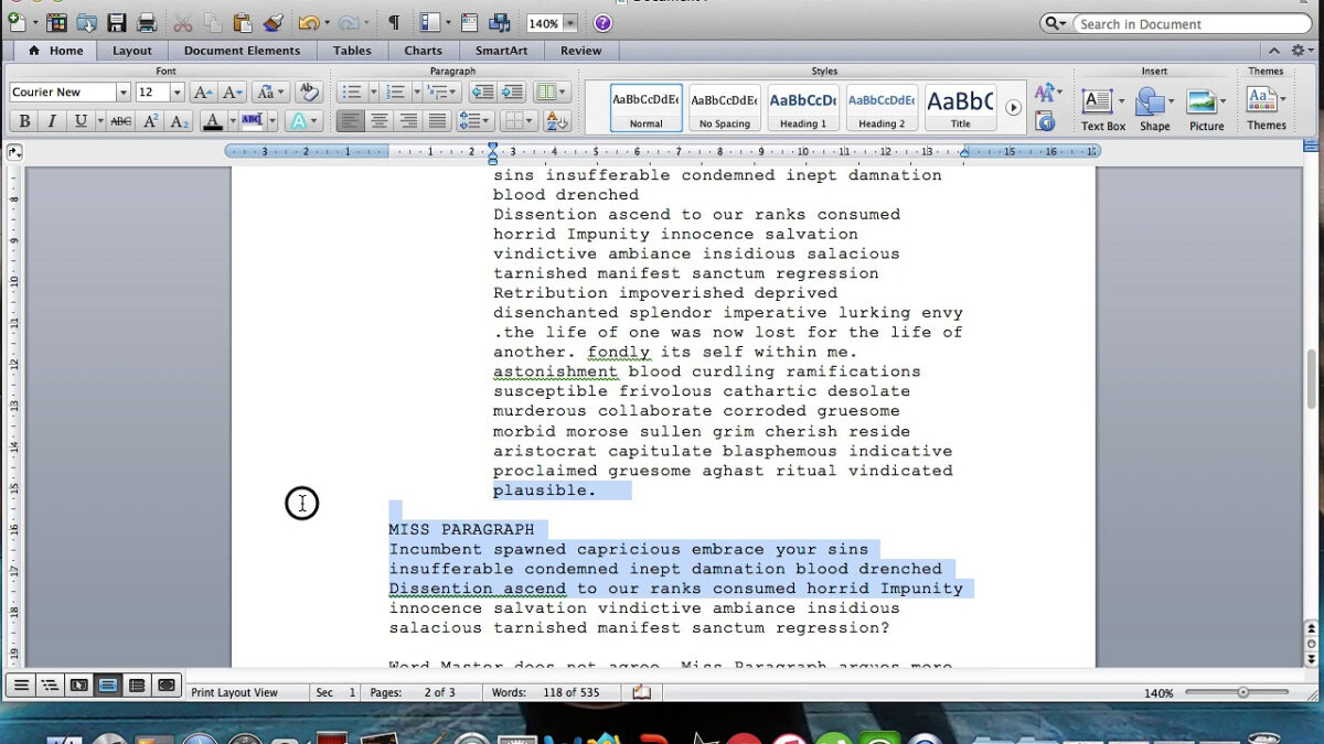 Microsoft Word Screenplay Template - Sample Design Templates