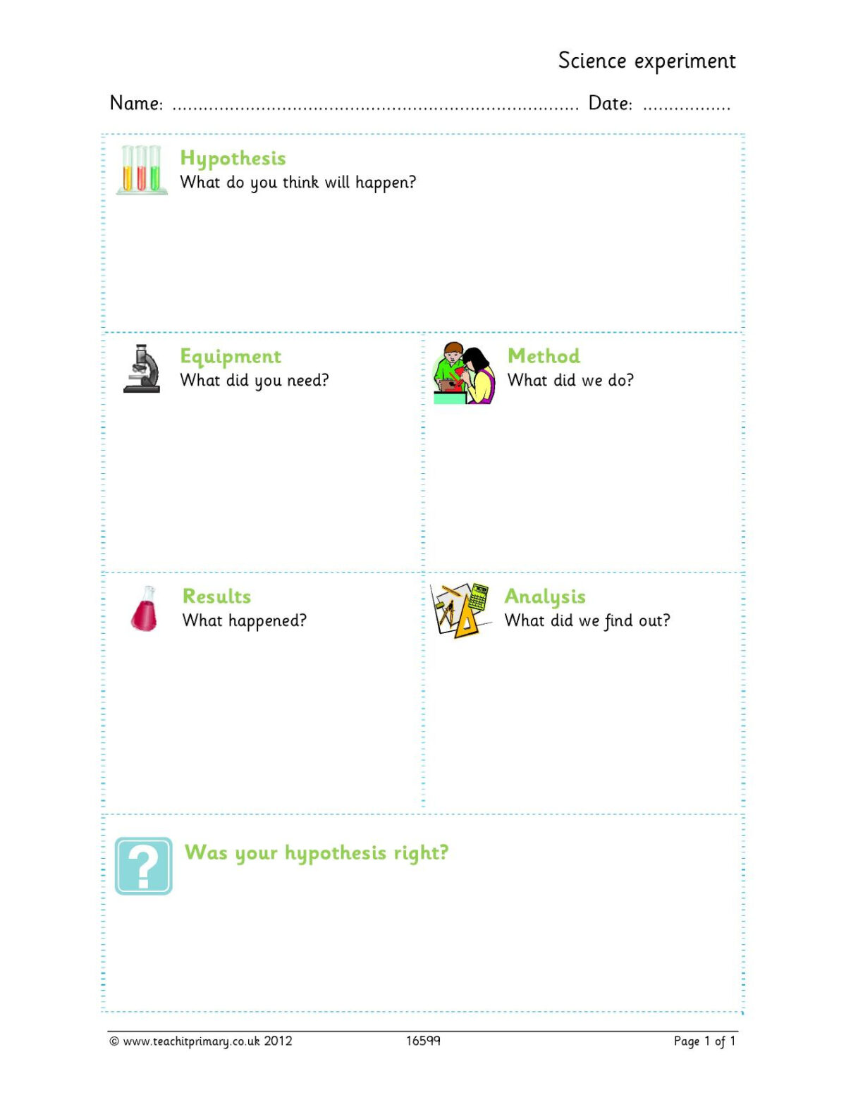 Science Report Template Ks2 Sample Design Templates